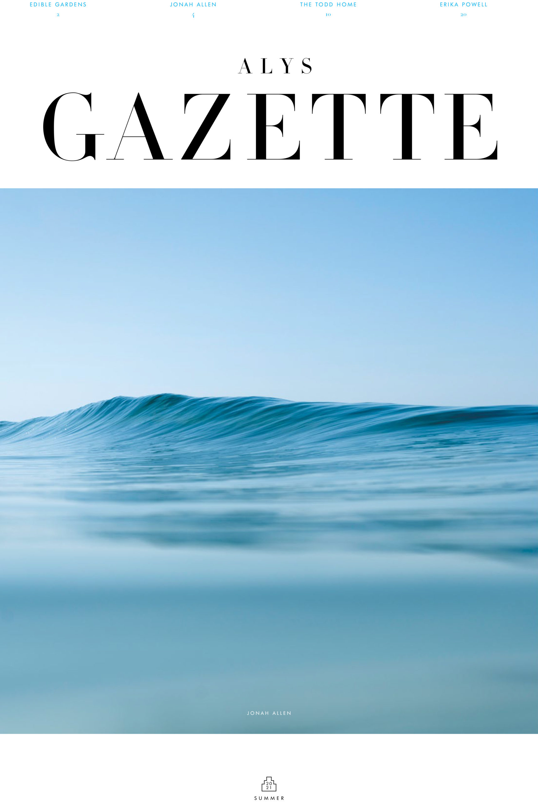 Read about Jonah’s work in the Alys Gazette – Jonah Allen Gallery